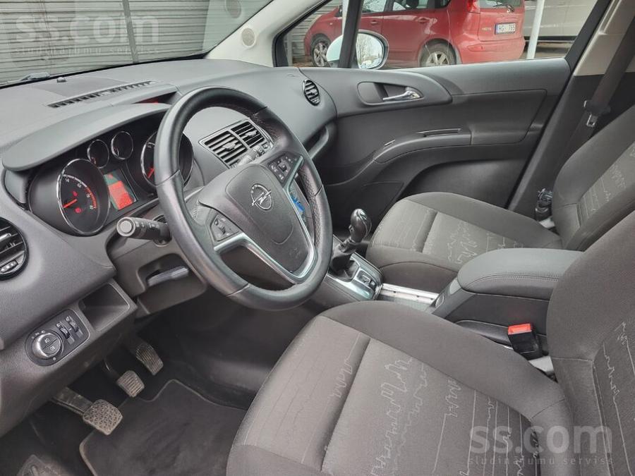 Brūns Opel Meriva 2010 Jelgava, ar dzinēja tilpumu 1.40 L un nobraukumu 210 tūkst. km par 4190 €, foto 13 vietnē AUTOMOTO.COM.LV