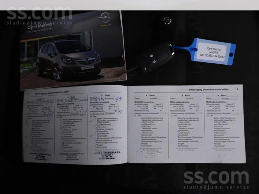Brūns Opel Meriva 2010 Jelgava, ar dzinēja tilpumu 1.40 L un nobraukumu 210 tūkst. km par 4190 €, foto 25 vietnē AUTOMOTO.COM.LV