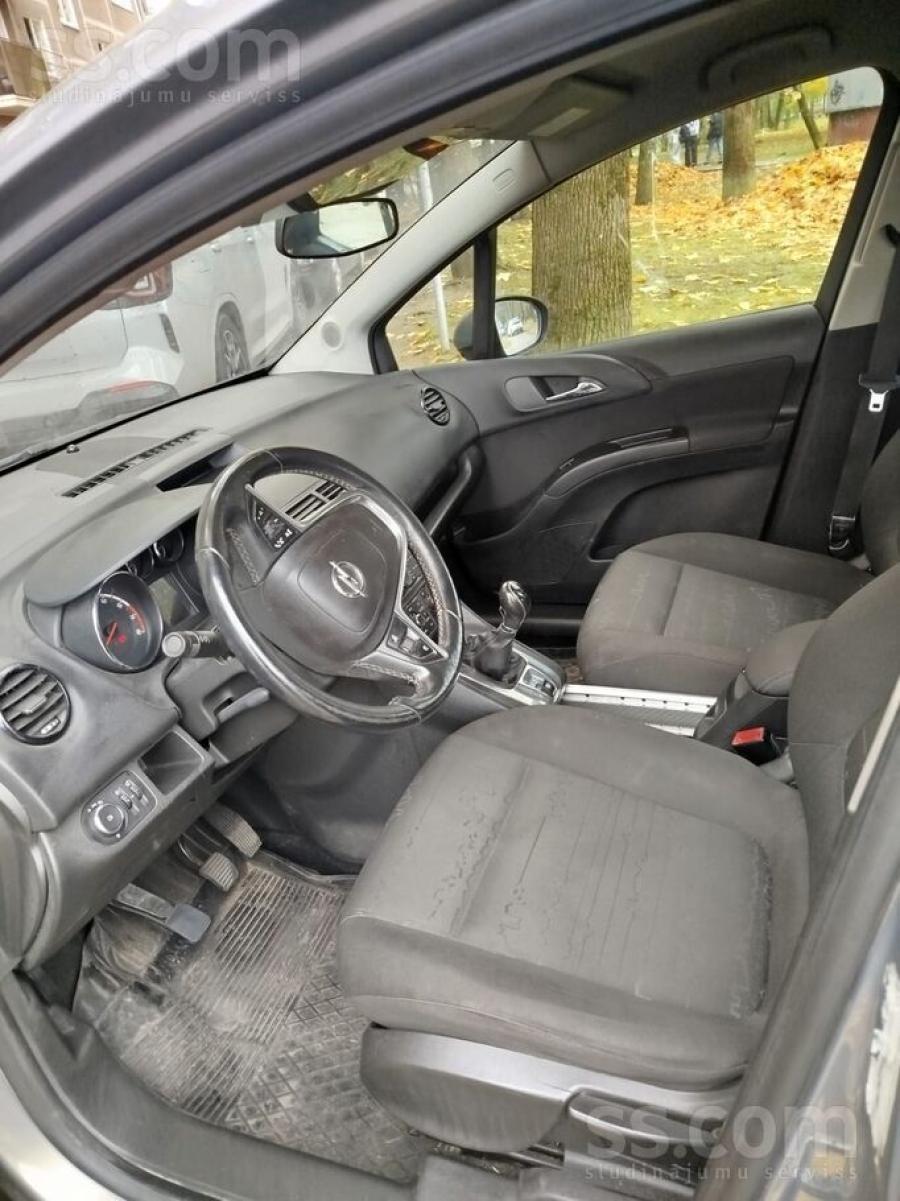 Brūns Opel Meriva 2011 Rīga, ar dzinēja tilpumu 1.40 L un nobraukumu 171 tūkst. km par 2300 €, foto 4 vietnē AUTOMOTO.COM.LV