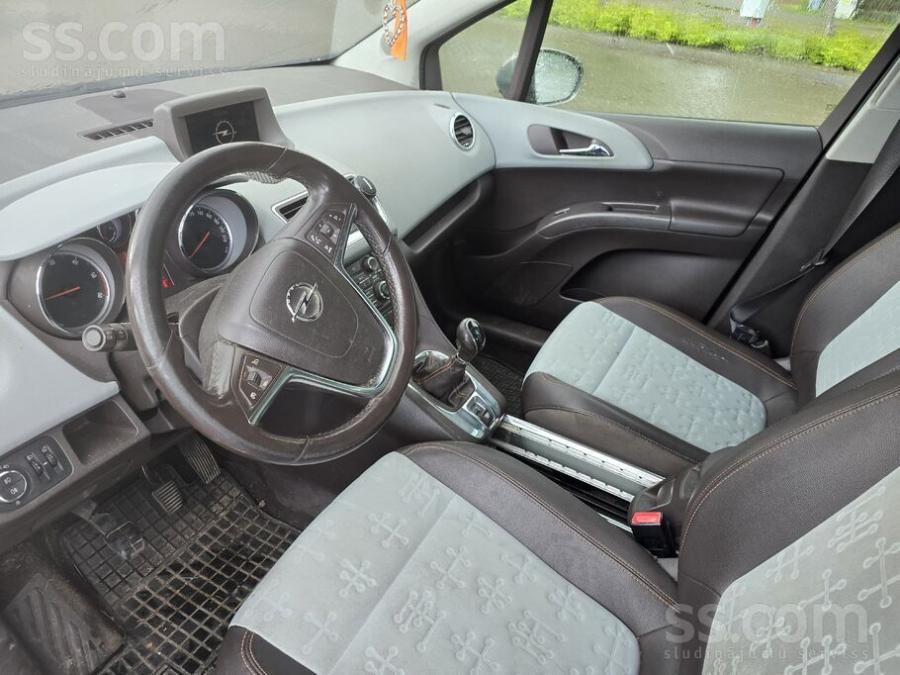 Brūns Opel Meriva 2011 Ventspils, ar dzinēja tilpumu 1.30 L un nobraukumu 281 tūkst. km par 1550 €, foto 11 vietnē AUTOMOTO.COM.LV