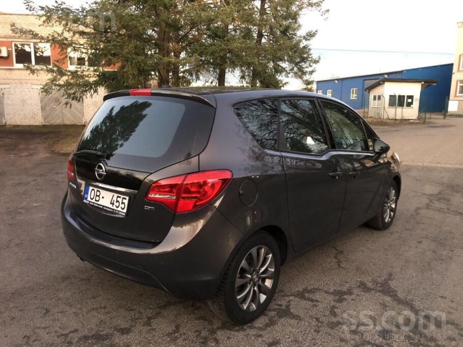 Brown Opel Meriva 2014 in Ogre, with an engine capacity of 1.60 L and mileage of 0 thousand km for 5350 €, photo 4 on AUTOMOTO.COM.LV