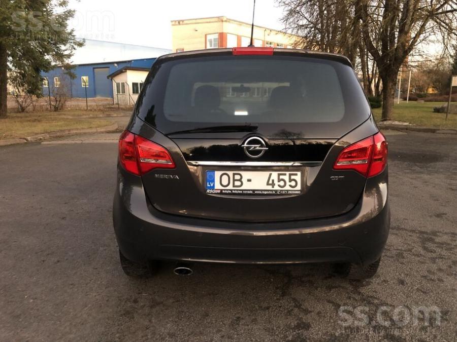Brown Opel Meriva 2014 in Ogre, with an engine capacity of 1.60 L and mileage of 0 thousand km for 5350 €, photo 6 on AUTOMOTO.COM.LV