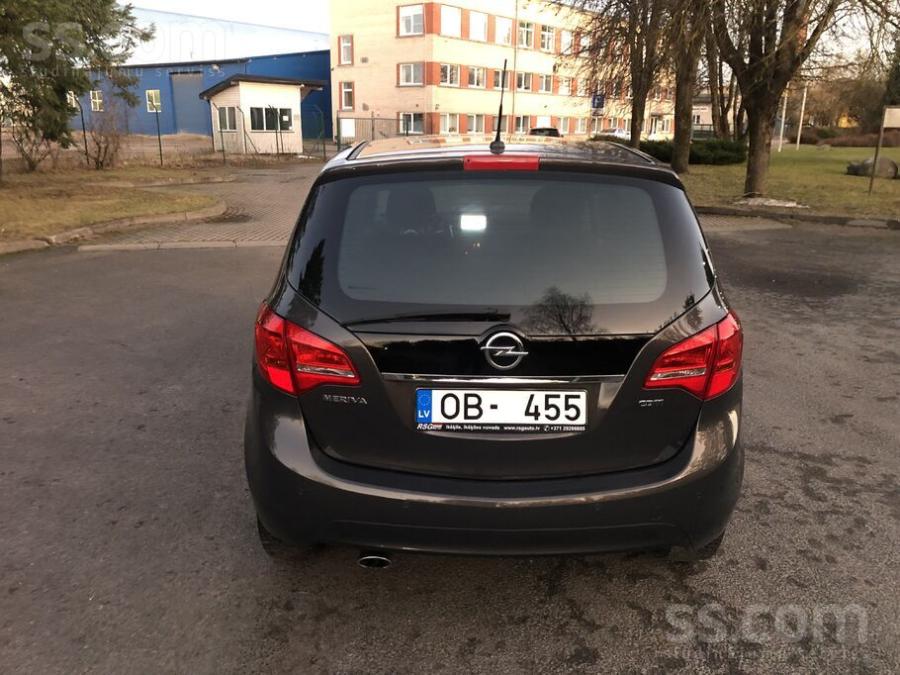 Brown Opel Meriva 2014 in Ogre, with an engine capacity of 1.60 L and mileage of 0 thousand km for 5350 €, photo 7 on AUTOMOTO.COM.LV
