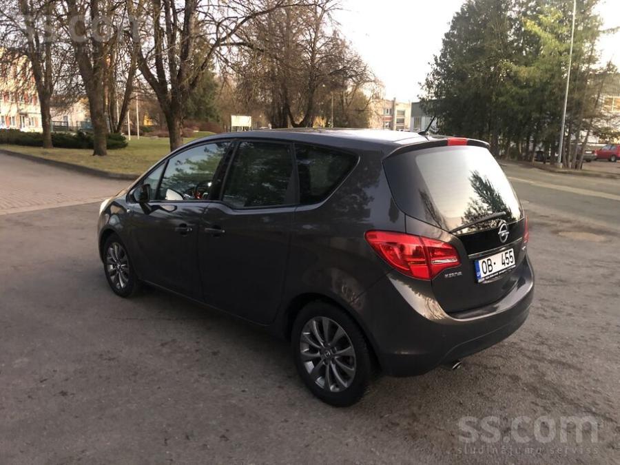 Brown Opel Meriva 2014 in Ogre, with an engine capacity of 1.60 L and mileage of 0 thousand km for 5350 €, photo 8 on AUTOMOTO.COM.LV