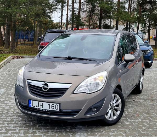 Brūns Opel Meriva 2011 Šauļi, ar dzinēja tilpumu 1.40 L un nobraukumu 200 tūkst. km par 2850 €, foto 2 vietnē AUTOMOTO.COM.LV