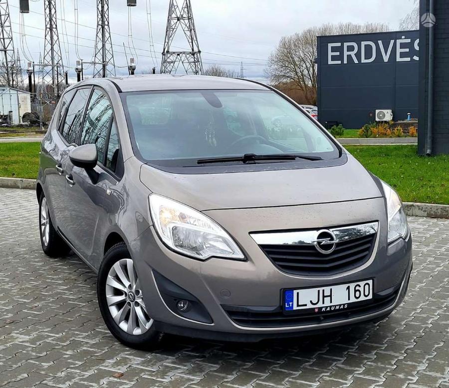 Brūns Opel Meriva 2011 Šauļi, ar dzinēja tilpumu 1.40 L un nobraukumu 200 tūkst. km par 2850 €, foto 12 vietnē AUTOMOTO.COM.LV