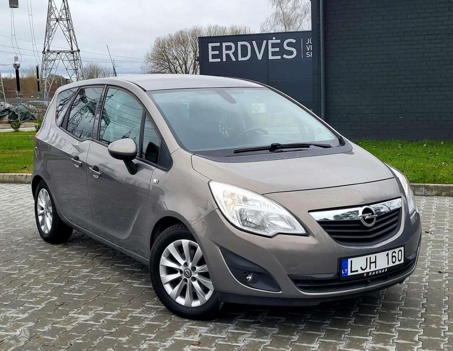 Brūns Opel Meriva 2011 Šauļi, ar dzinēja tilpumu 1.40 L un nobraukumu 200 tūkst. km par 2850 €, foto 13 vietnē AUTOMOTO.COM.LV