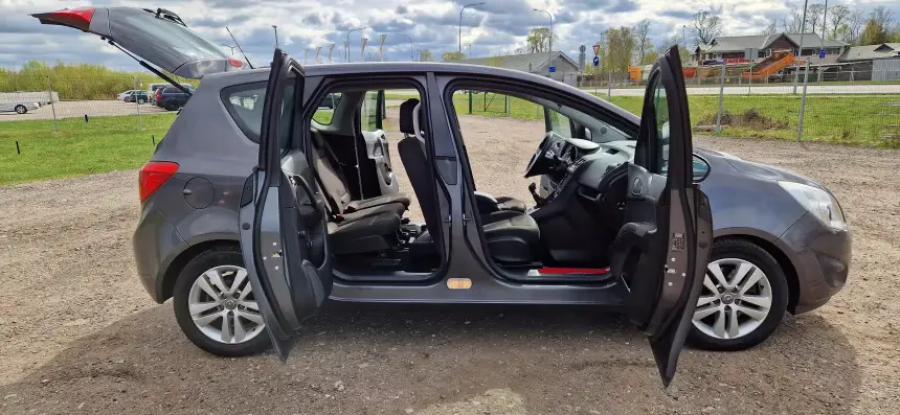 Brown Opel Meriva 2011 in Daugavpils, with an engine capacity of 1.70 L and mileage of 252 thousand km for 5350 €, photo 25 on AUTOMOTO.COM.LV