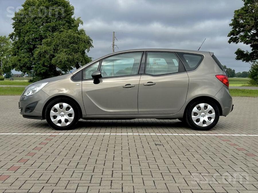 Brown Opel Meriva 2011 in Cesis, with an engine capacity of 1.40 L and mileage of 266 thousand km for 4450 €, photo 6 on AUTOMOTO.COM.LV