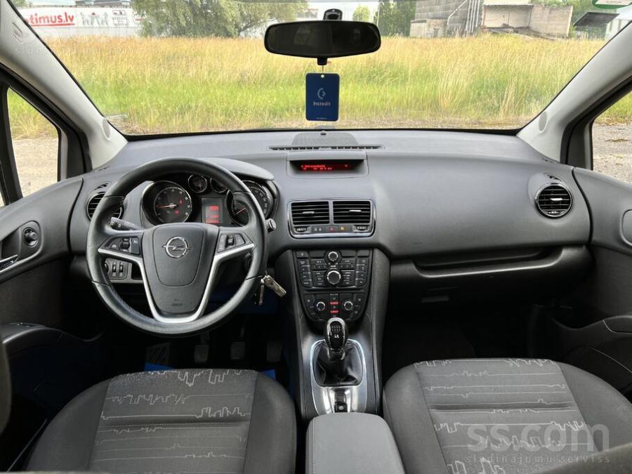 Brown Opel Meriva 2011 in Cesis, with an engine capacity of 1.40 L and mileage of 266 thousand km for 4450 €, photo 11 on AUTOMOTO.COM.LV