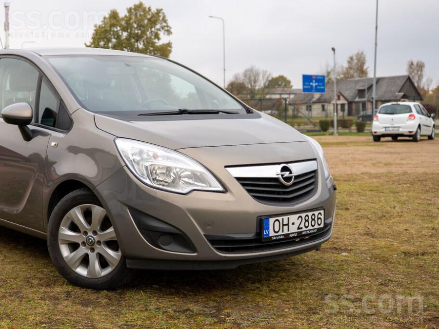 Brown Opel Meriva 2013 in Kuldiga, with an engine capacity of 1.40 L and mileage of 201 thousand km for 4990 €, photo 5 on AUTOMOTO.COM.LV