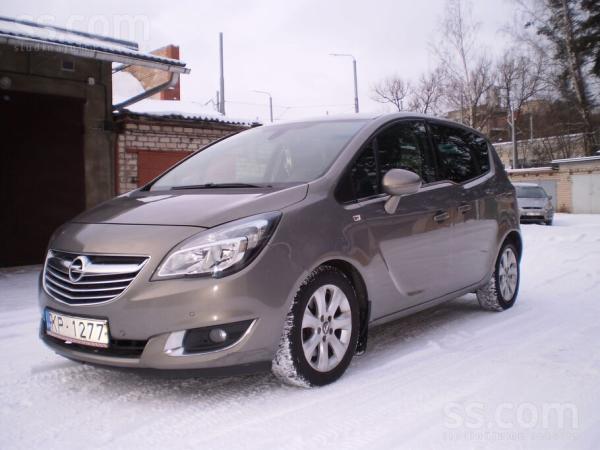 Brown Opel Meriva 2014 in Daugavpils, with an engine capacity of 1.70 L and mileage of 257 thousand km for 3850 €, photo 1 on AUTOMOTO.COM.LV