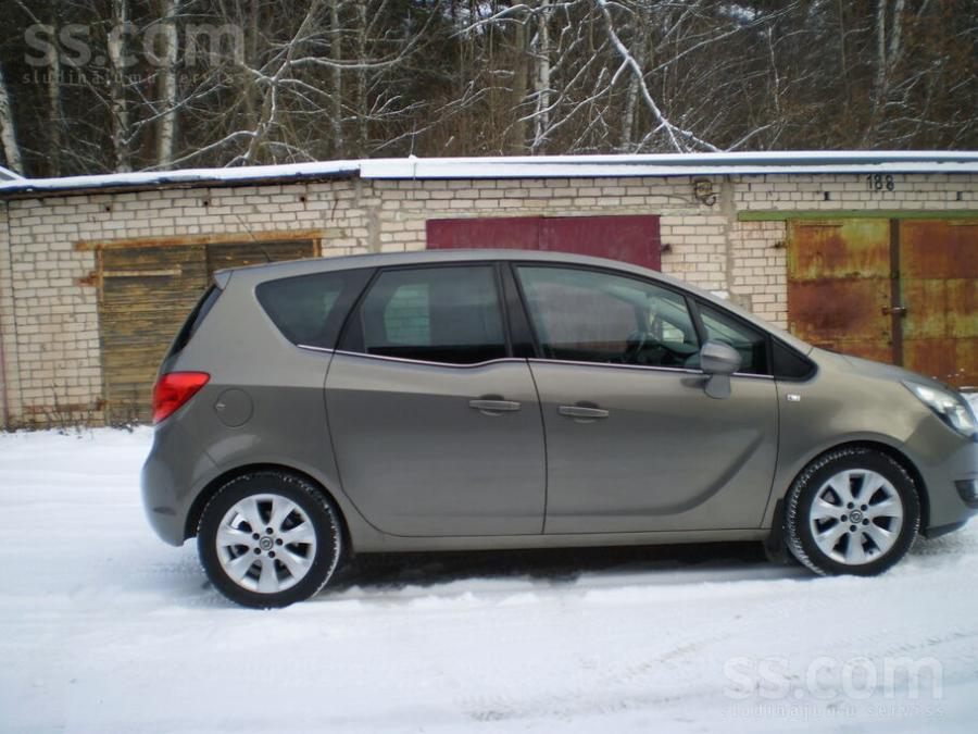 Brown Opel Meriva 2014 in Daugavpils, with an engine capacity of 1.70 L and mileage of 257 thousand km for 3650 €, photo 6 on AUTOMOTO.COM.LV