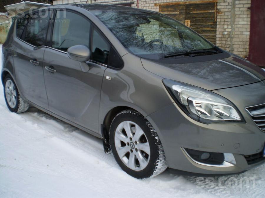 Brown Opel Meriva 2014 in Daugavpils, with an engine capacity of 1.70 L and mileage of 257 thousand km for 3650 €, photo 7 on AUTOMOTO.COM.LV