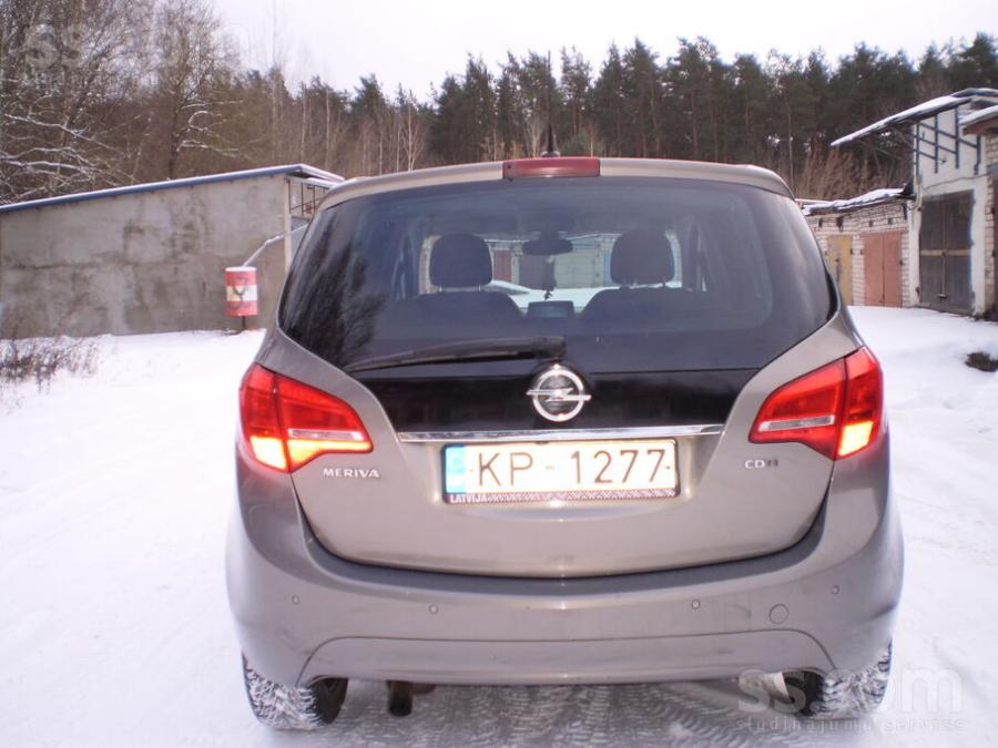 Brown Opel Meriva 2014 in Daugavpils, with an engine capacity of 1.70 L and mileage of 257 thousand km for 3650 €, photo 9 on AUTOMOTO.COM.LV