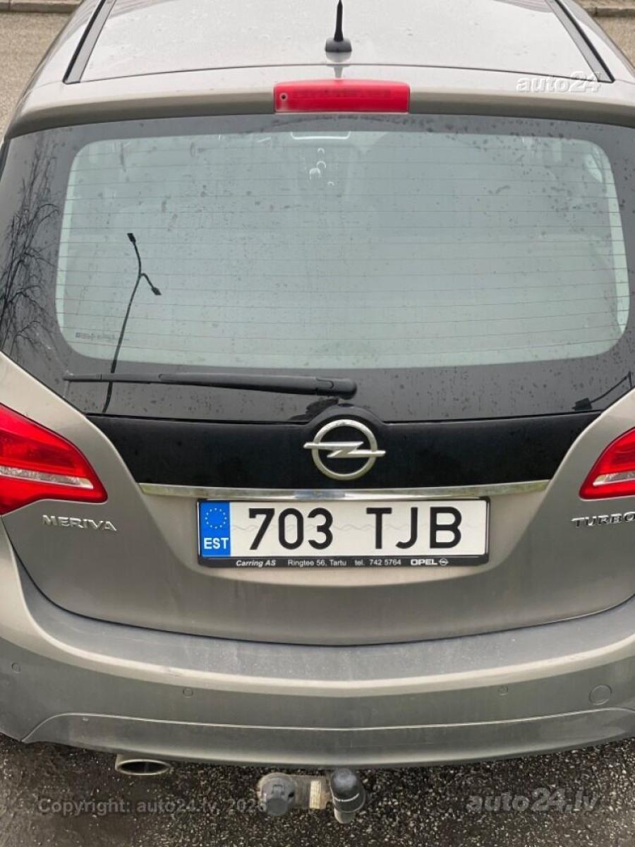 Brūns Opel Meriva 2011 Tallina, ar dzinēja tilpumu 1.36 L un nobraukumu 91 tūkst. km par 2300 €, foto 4 vietnē AUTOMOTO.COM.LV