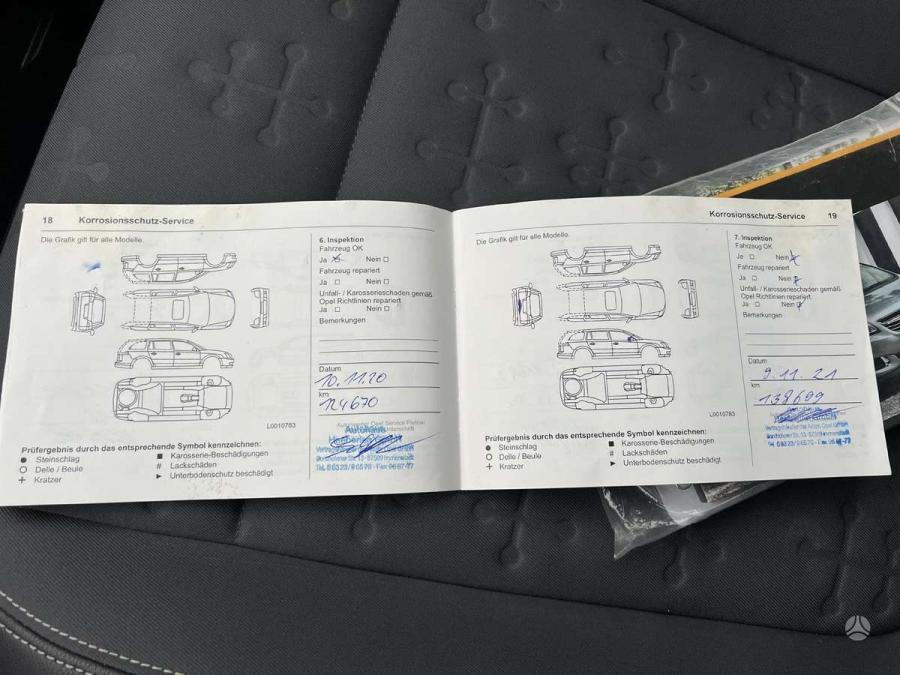 Green Opel Meriva 2014 in Siauliai, with an engine capacity of 1.40 L and mileage of 204 thousand km for 5650 €, photo 31 on AUTOMOTO.COM.LV