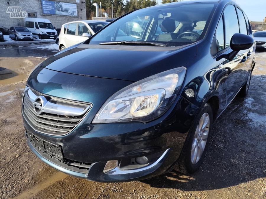 Zaļš Opel Meriva 2015 Utena, ar dzinēja tilpumu 1.40 L un nobraukumu 190 tūkst. km par 4650 €, foto 1 vietnē AUTOMOTO.COM.LV