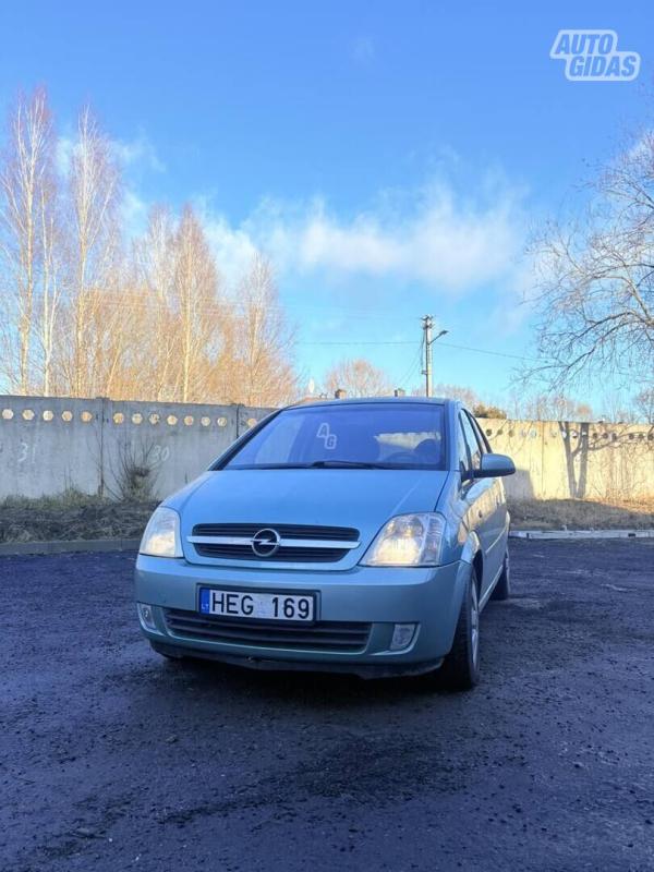 Green Opel Meriva 2003 in Vilnius, with an engine capacity of 1.60 L and mileage of 165 thousand km for 1150 €, photo 2 on AUTOMOTO.COM.LV