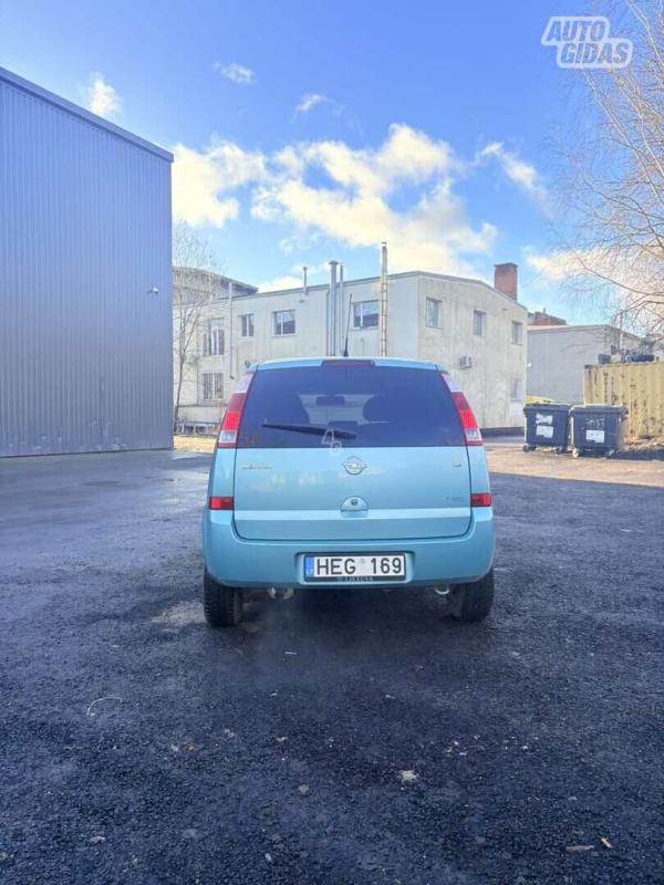 Green Opel Meriva 2003 in Vilnius, with an engine capacity of 1.60 L and mileage of 165 thousand km for 1150 €, photo 9 on AUTOMOTO.COM.LV