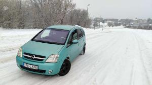 Green Opel Meriva 2004 in Vilnius, with an engine capacity of 1.69 L and mileage of 335 thousand km for 550 €, photo 3 on AUTOMOTO.COM.LV