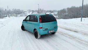 Green Opel Meriva 2004 in Vilnius, with an engine capacity of 1.69 L and mileage of 335 thousand km for 550 €, photo 4 on AUTOMOTO.COM.LV