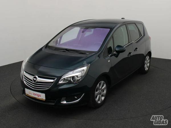 Green Opel Meriva 2016 in Vilnius, with an engine capacity of 1.40 L and mileage of 93 thousand km for 8299 €, photo 1 on AUTOMOTO.COM.LV