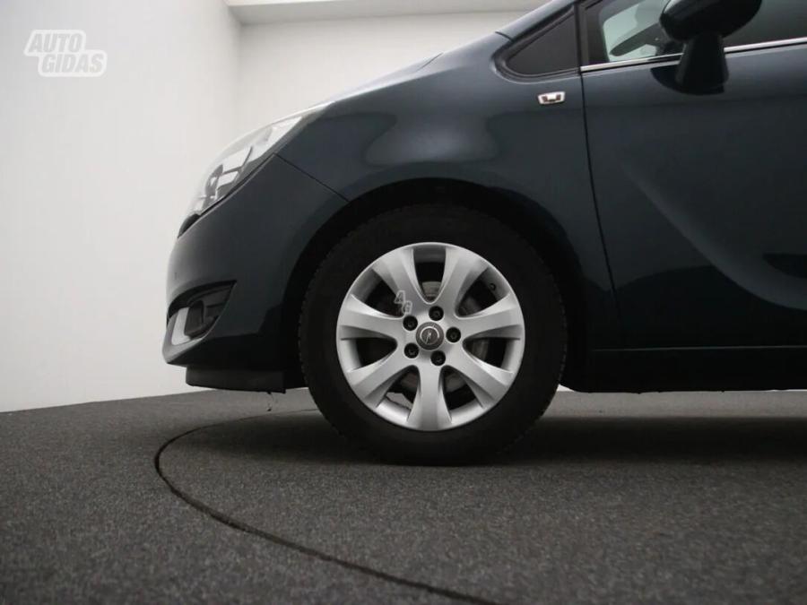 Green Opel Meriva 2016 in Vilnius, with an engine capacity of 1.40 L and mileage of 93 thousand km for 8299 €, photo 28 on AUTOMOTO.COM.LV