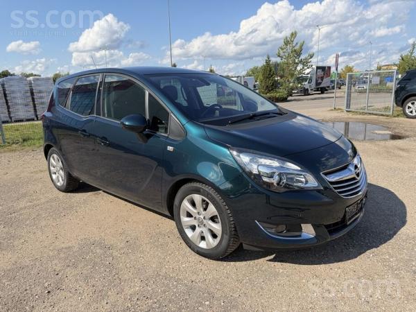 Green Opel Meriva 2016 in Daugavpils, with an engine capacity of 1.40 L and mileage of 142 thousand km for 7950 €, photo 9 on AUTOMOTO.COM.LV