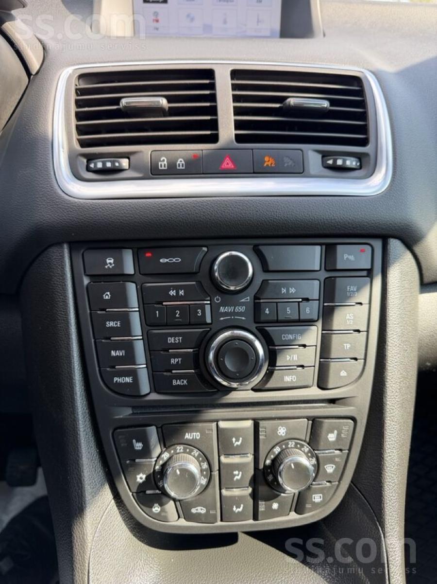 Zaļš Opel Meriva 2016 Daugavpils, ar dzinēja tilpumu 1.40 L un nobraukumu 142 tūkst. km par 7950 €, foto 35 vietnē AUTOMOTO.COM.LV