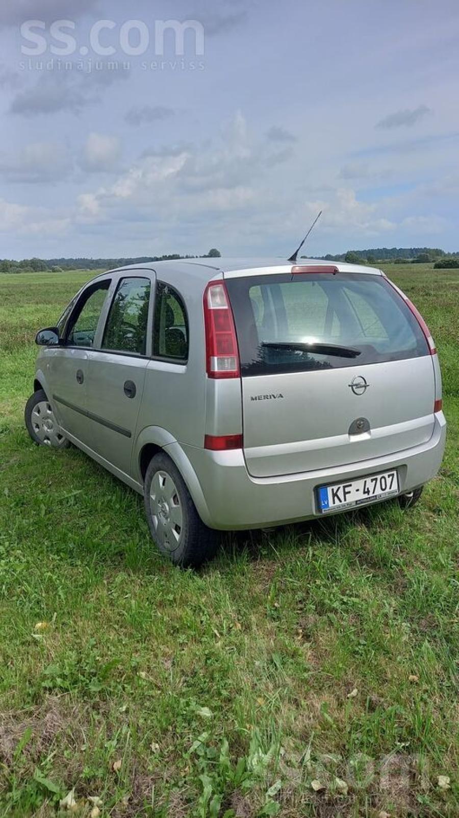 Pelēks Opel Meriva 2003 Preiļi, ar dzinēja tilpumu 1.60 L un nobraukumu 167 tūkst. km par 850 €, foto 4 vietnē AUTOMOTO.COM.LV