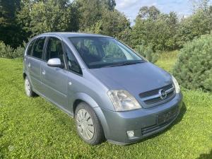Grey Opel Meriva 2003 in Panevezys, with an engine capacity of 1.69 L and mileage of 192 thousand km for 1150 €, photo  on AUTOMOTO.COM.LV