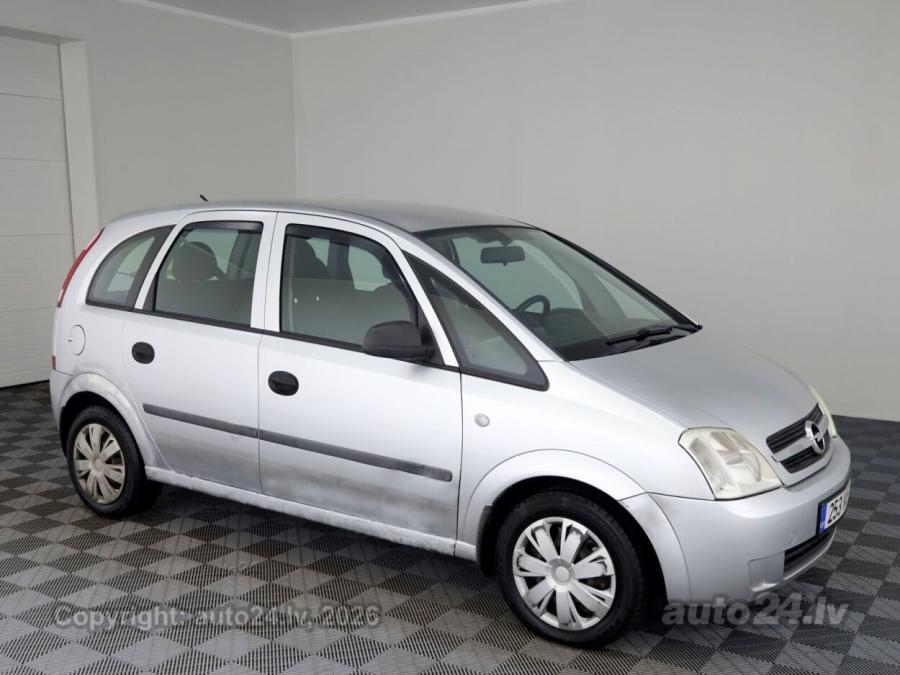 Grey Opel Meriva 2004 in Tallinn, with an engine capacity of 1.60 L and mileage of 264 thousand km for 599 €, photo 1 on AUTOMOTO.COM.LV