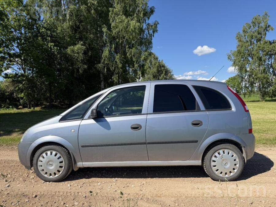 Grey Opel Meriva 2004 in Ogre, with an engine capacity of 1.60 L and mileage of 165 thousand km for 1300 €, photo 6 on AUTOMOTO.COM.LV