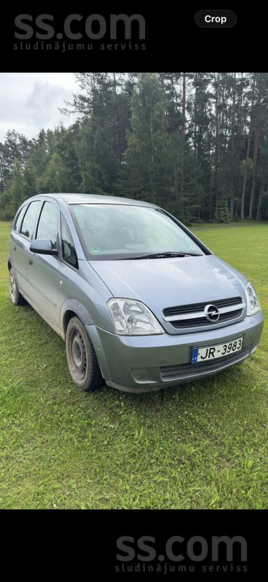 Grey Opel Meriva 2004 in Gulbene, with an engine capacity of 1.70 L and mileage of 257 thousand km for 500 €, photo 1 on AUTOMOTO.COM.LV