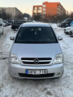 Pelēks Opel Meriva 2005 Viļņa, ar dzinēja tilpumu 1.60 L un nobraukumu 134 tūkst. km par 1000 €, foto 7 vietnē AUTOMOTO.COM.LV