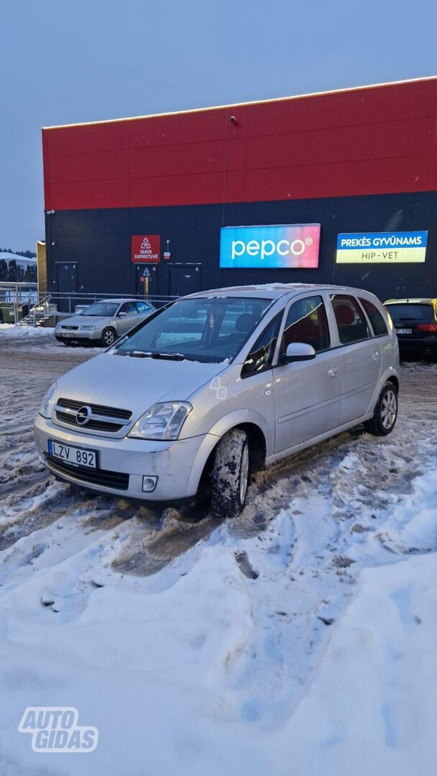 Pelēks Opel Meriva 2006 Viļņa, ar dzinēja tilpumu 1.40 L un nobraukumu 161 tūkst. km par 1350 €, foto 1 vietnē AUTOMOTO.COM.LV