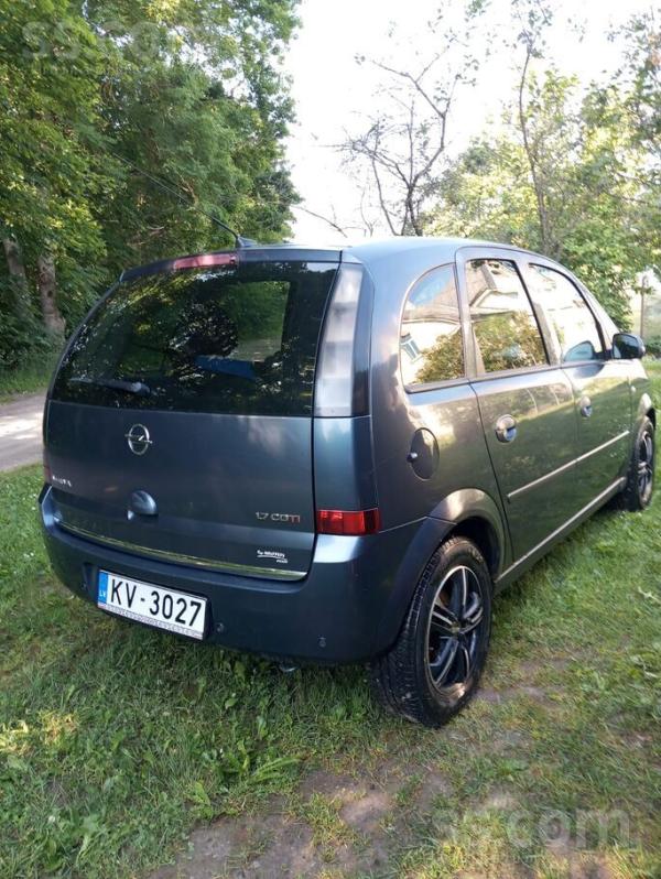 Grey Opel Meriva 2006 in Tukums, with an engine capacity of 1.70 L and mileage of 339 thousand km for 1400 €, photo 2 on AUTOMOTO.COM.LV