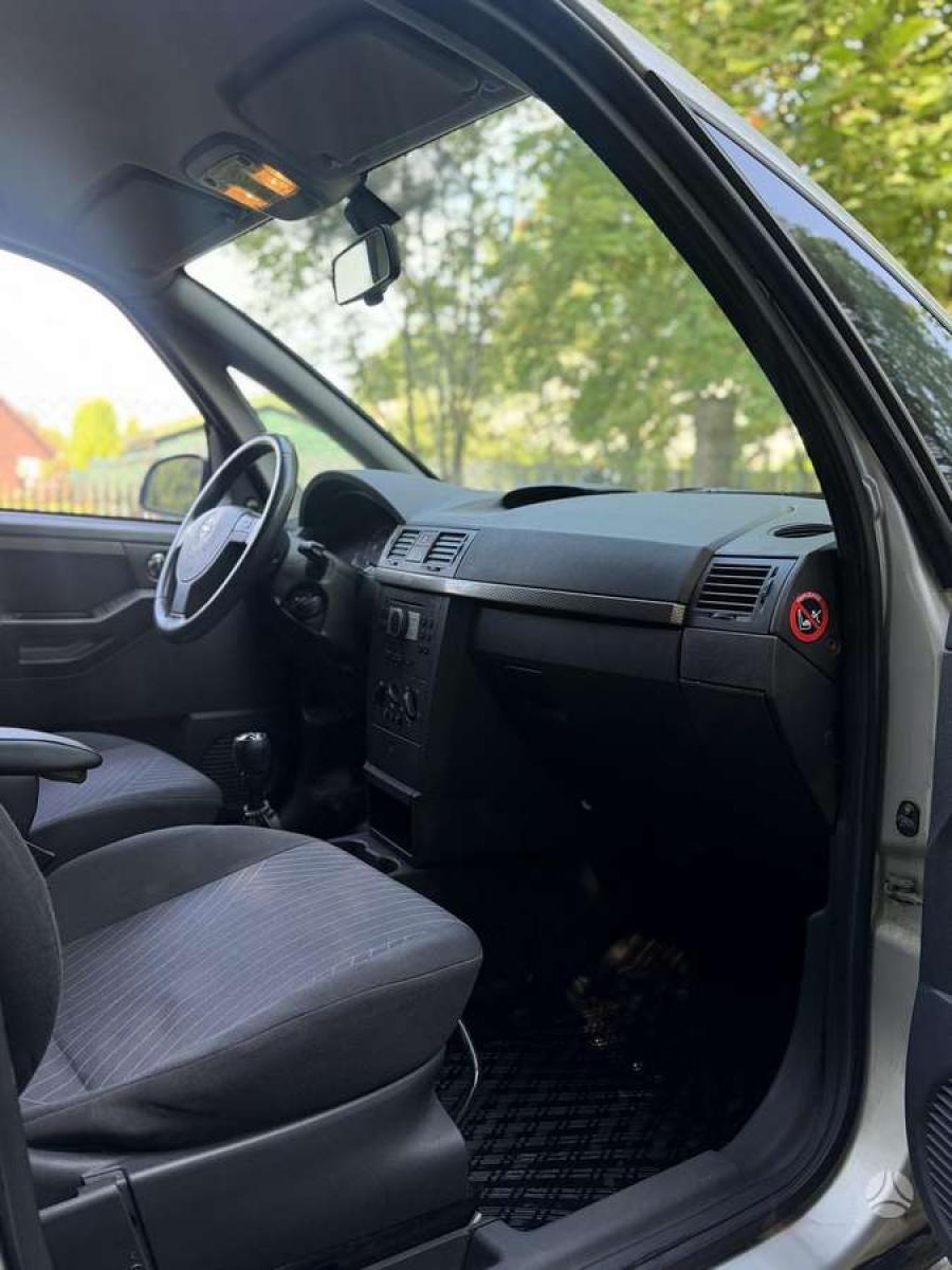 Pelēks Opel Meriva 2006 Viļņa, ar dzinēja tilpumu 1.36 L un nobraukumu 262 tūkst. km par 999 €, foto 8 vietnē AUTOMOTO.COM.LV