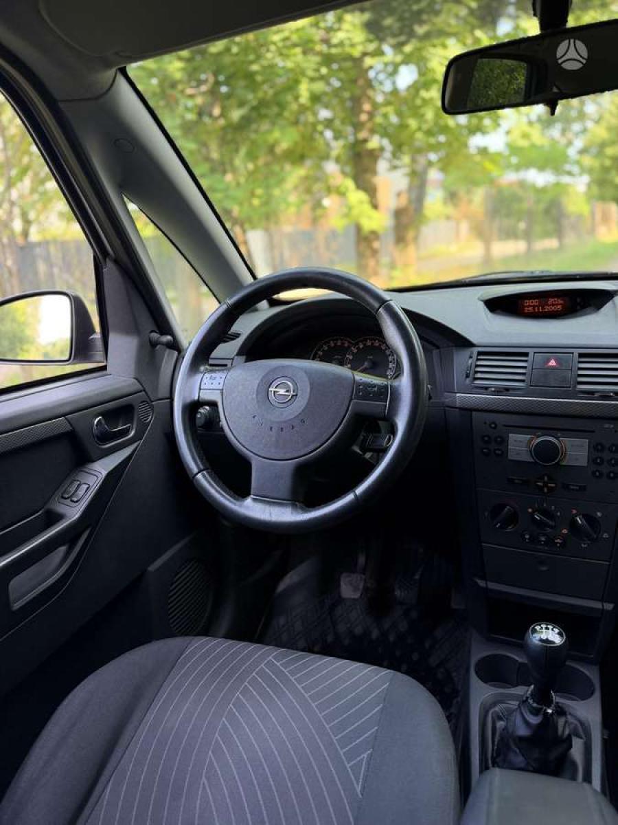 Pelēks Opel Meriva 2006 Viļņa, ar dzinēja tilpumu 1.36 L un nobraukumu 262 tūkst. km par 999 €, foto 11 vietnē AUTOMOTO.COM.LV