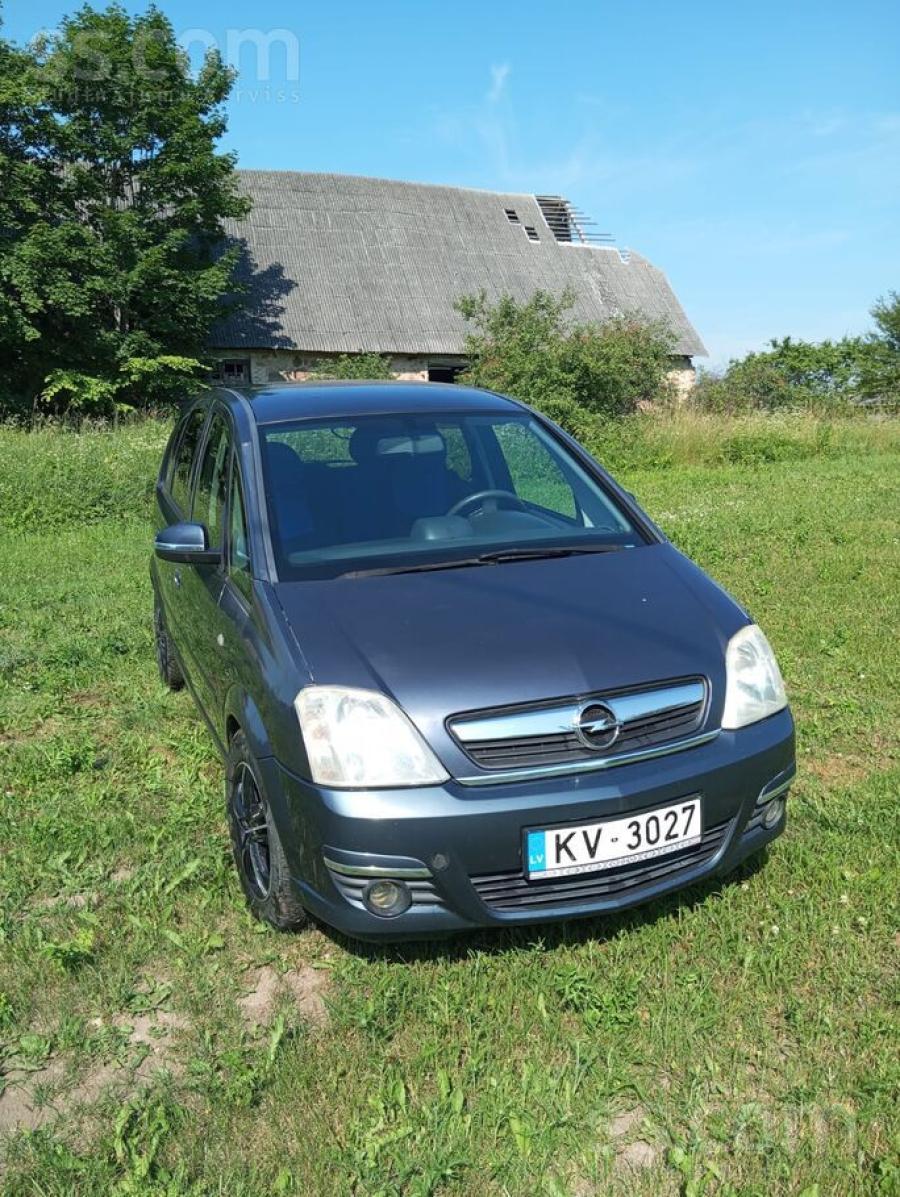 Pelēks Opel Meriva 2006 Tukums, ar dzinēja tilpumu 1.70 L un nobraukumu 339 tūkst. km par 1050 €, foto 1 vietnē AUTOMOTO.COM.LV