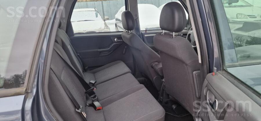 Pelēks Opel Meriva 2007 Valmiera, ar dzinēja tilpumu 1.70 L un nobraukumu 297 tūkst. km par 1400 €, foto 11 vietnē AUTOMOTO.COM.LV