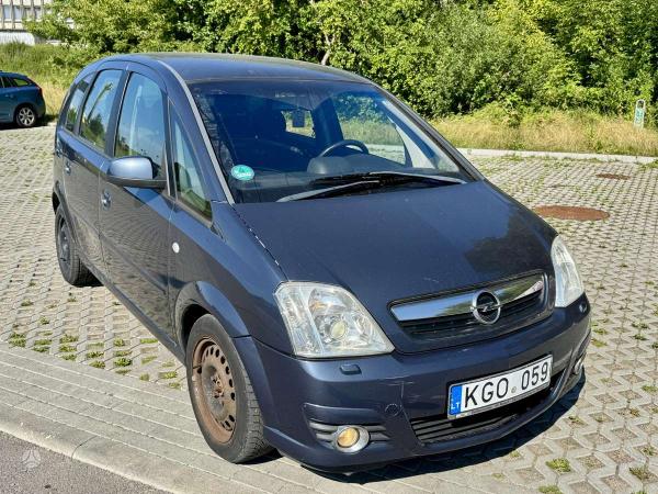 Grey Opel Meriva 2007 in Klaipeda, with an engine capacity of 1.70 L and mileage of 283 thousand km for 750 €, photo 1 on AUTOMOTO.COM.LV