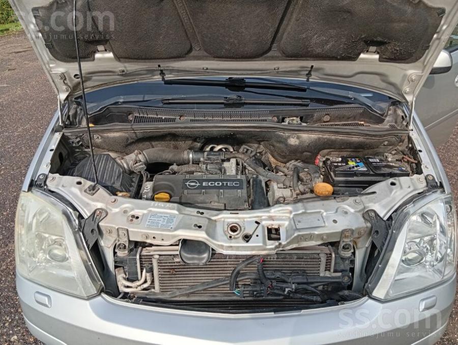 Grey Opel Meriva 2007 in Saldus, with an engine capacity of 1.70 L and mileage of 309 thousand km for 1650 €, photo 8 on AUTOMOTO.COM.LV
