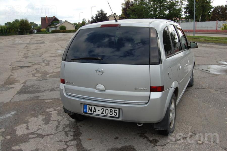 Pelēks Opel Meriva 2008 Bauska, ar dzinēja tilpumu 1.70 L un nobraukumu 326 tūkst. km par 1300 €, foto 5 vietnē AUTOMOTO.COM.LV
