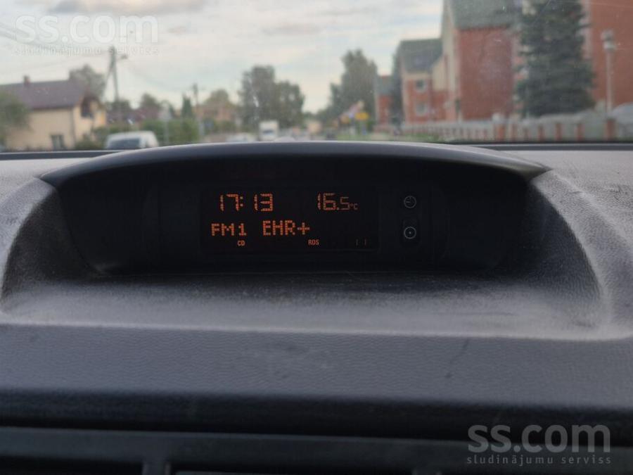 Grey Opel Meriva 2008 in Riga, with an engine capacity of 1.30 L and mileage of 220 thousand km for 1350 €, photo 12 on AUTOMOTO.COM.LV