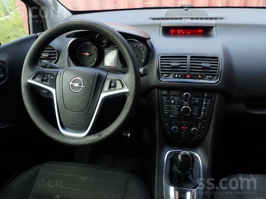 Grey Opel Meriva 2010 in Liepaja, with an engine capacity of 1.30 L and mileage of 170 thousand km for 3450 €, photo 6 on AUTOMOTO.COM.LV