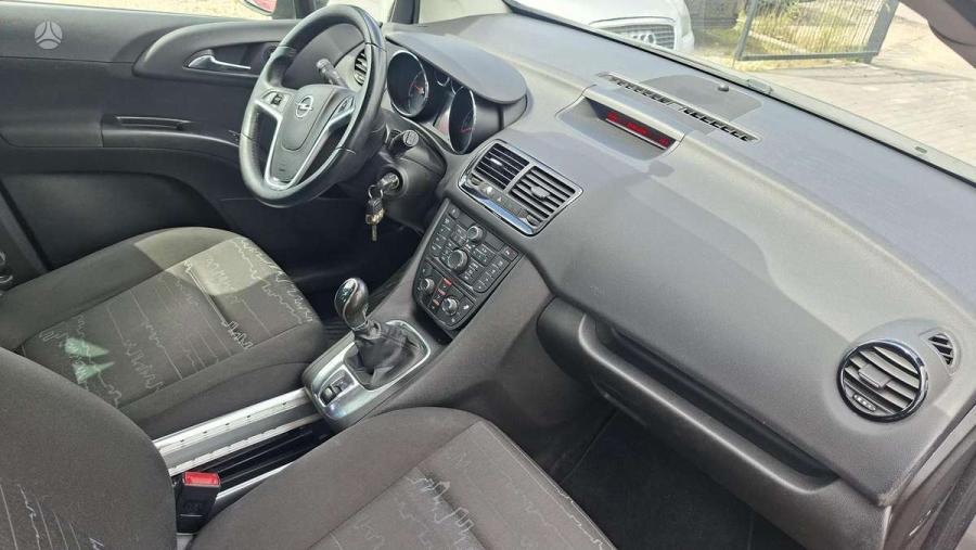 Pelēks Opel Meriva 2010 Kauņa, ar dzinēja tilpumu 1.30 L un nobraukumu 290 tūkst. km par 2900 €, foto 12 vietnē AUTOMOTO.COM.LV