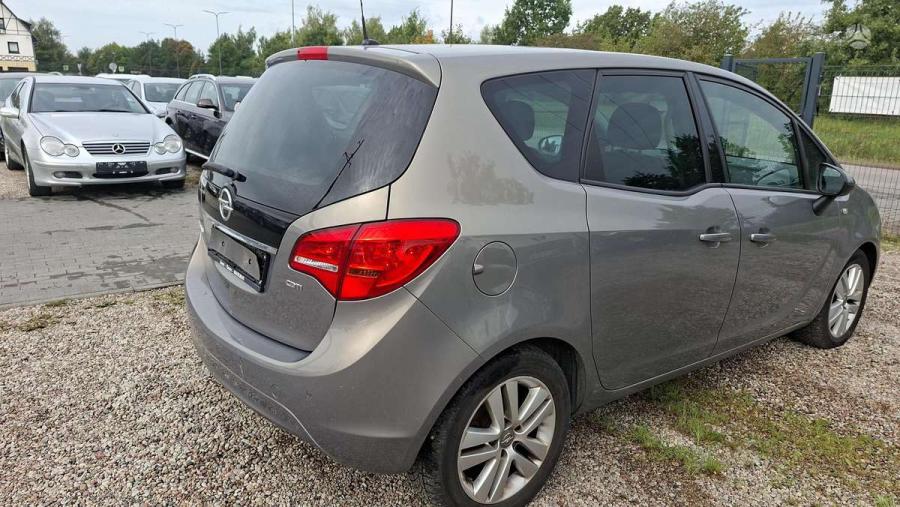 Pelēks Opel Meriva 2010 Kauņa, ar dzinēja tilpumu 1.30 L un nobraukumu 290 tūkst. km par 2750 €, foto 10 vietnē AUTOMOTO.COM.LV