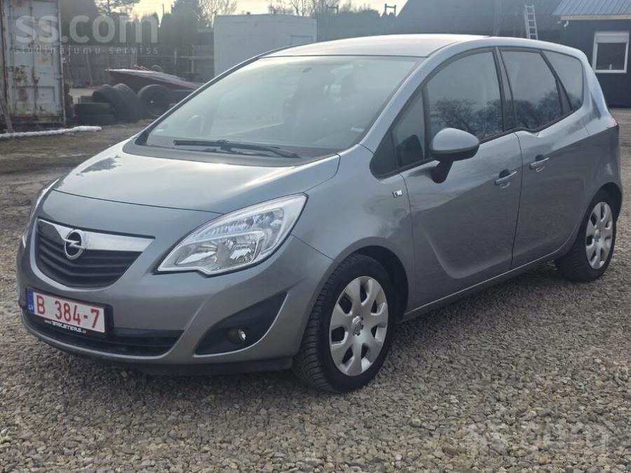 Pelēks Opel Meriva 2011 Rīga, ar dzinēja tilpumu 1.30 L un nobraukumu 124 tūkst. km par 2600 €, foto 1 vietnē AUTOMOTO.COM.LV